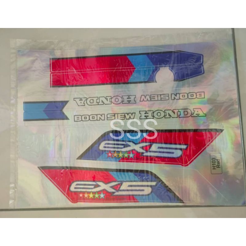 HONDA EX5 DREAM EX5 HIGH POWER STRIPE STICKER BODY COVERSET VIETNAM SPECIAL EDITION | Shopee ...
