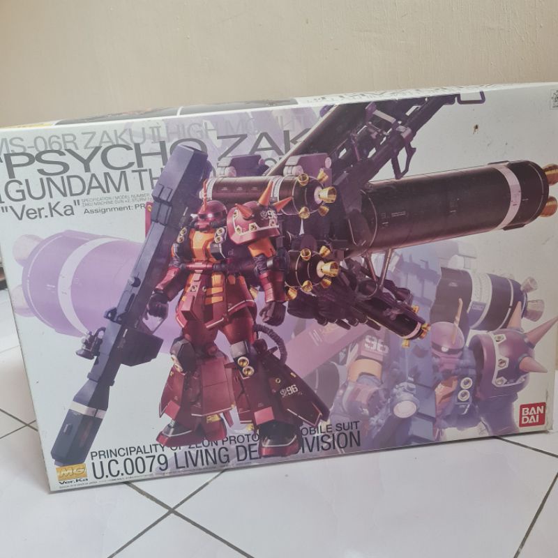 Bandai MG 1/100 Psycho Zaku Ver.Ka Verka (Gundam Thunderbolt Ver.) | Shopee Malaysia