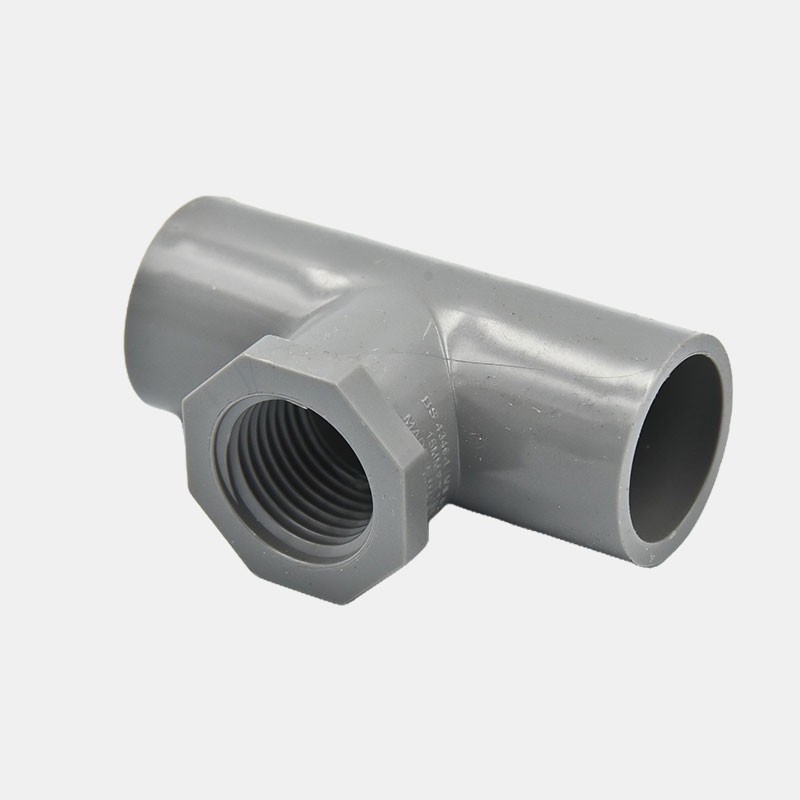PVC Fitting 1/2" 15mm Tee Plug Elbow Tank connector End Cap Valve Socket PT Elbow Grey Pipe ...