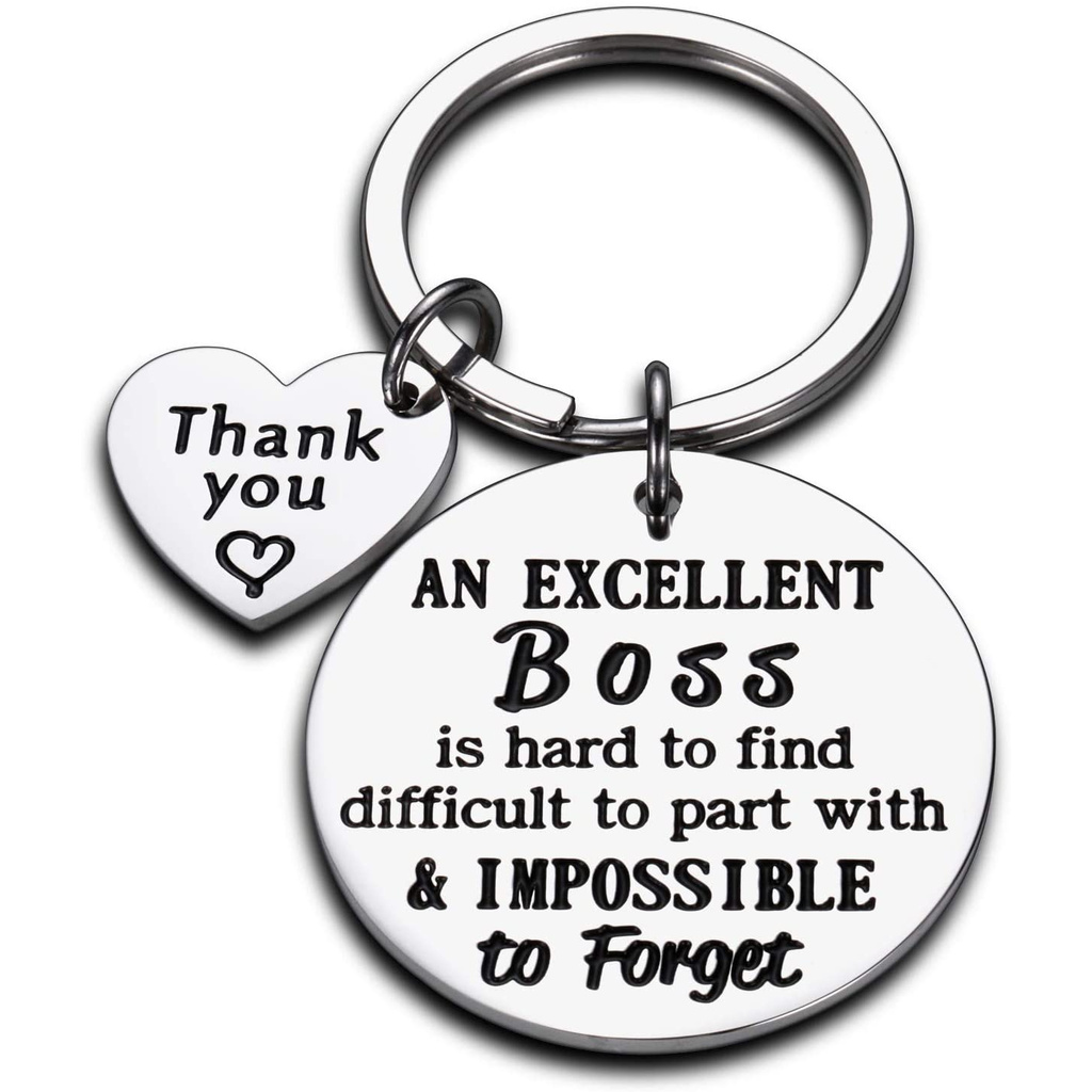 Boss Gifts Keychain for Christmas Men Women Appreciation Coworker ...