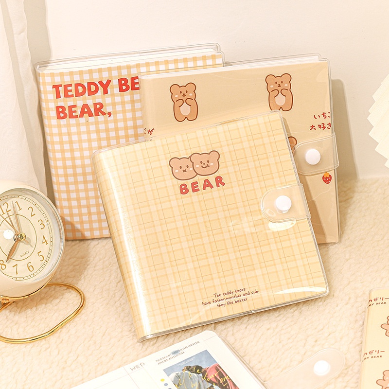 Cute Teddy Bear Journal Notebook Girl Student Book Weeks Planner Diary ...
