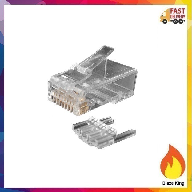 Cat6 RJ45 Modular Plug 8P8C Connector for Ethernet Cable (1pcs ...