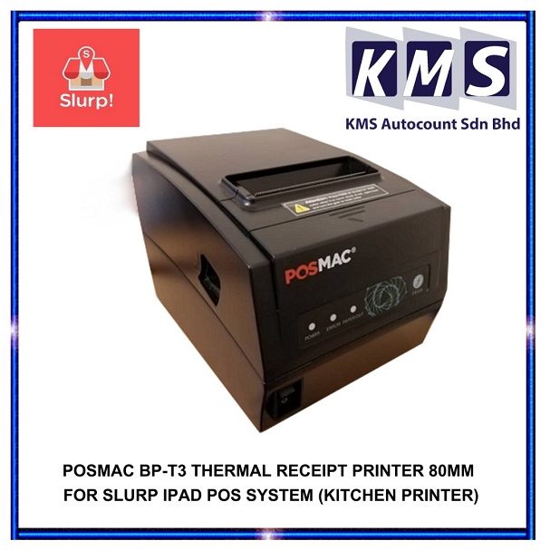 Posmac BP-T3 thermal receipt printer 80mm for slurp ipad pos system ...