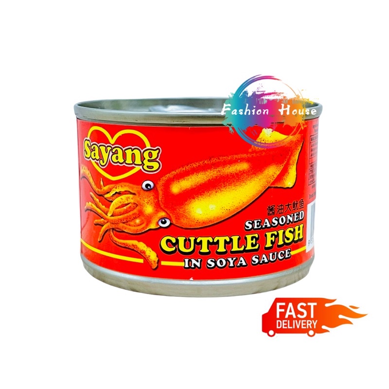 Sayang Sotong Dalam Kicap Soya / Cuttle fish In Soya Sauce (145g ...