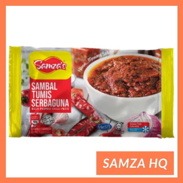 Sambal Tumis Serbaguna Sachet Samza's 70g | Shopee Malaysia
