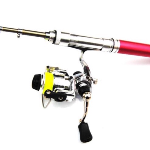 mesin pancing MN100 Pen Rod Reel Mini Fishing reels 500 Size Spinning ...