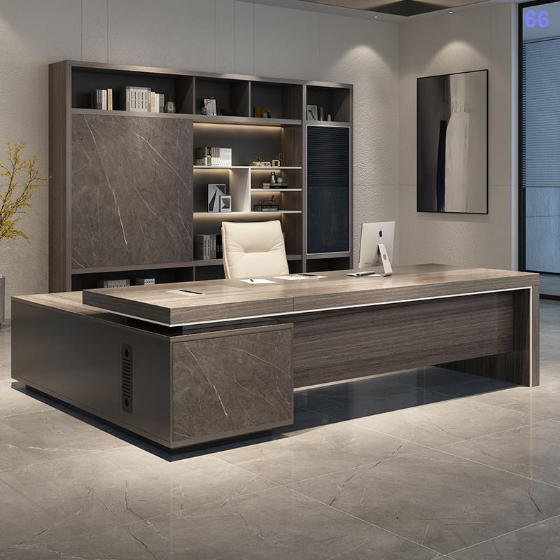 Boss desk simple modern president manager supervisor executive single ...