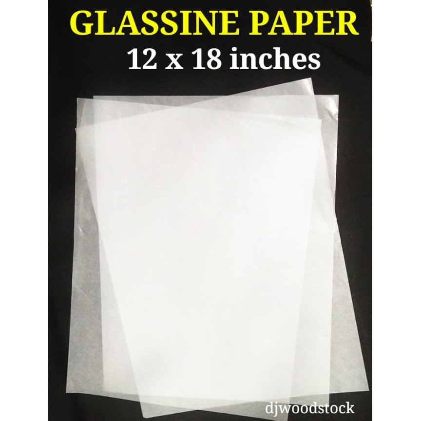 GLASSINE PAPER 12x18 inches FOOD GRADE wrapping paper gift wrapping ...