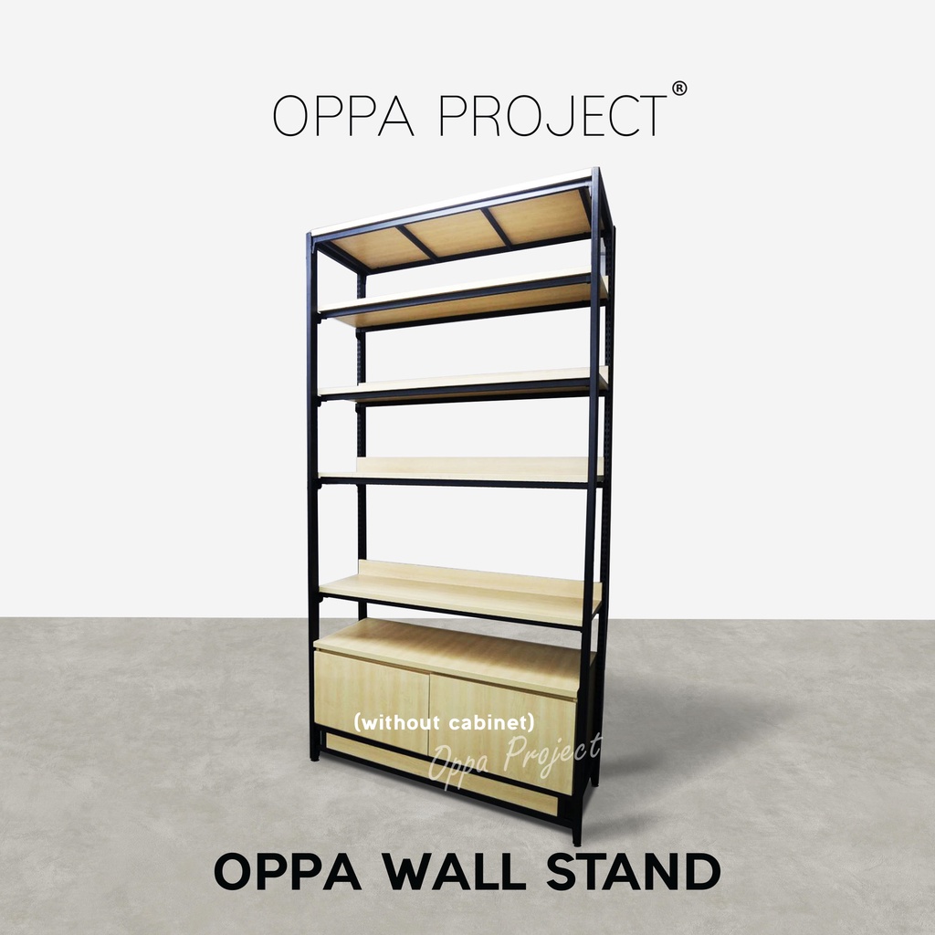 OPPA PROJECT Wall-Stand (H)1800mm x (W)900mm/1200mm + 4 levels (STARTER ...