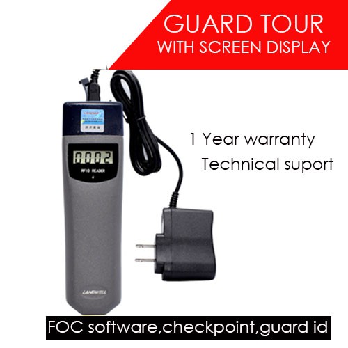 Guard Tour System LANDWELL clocking system with Button and Screen with ...