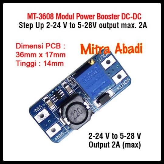 Step UP Power Booster Module 2A 5-28V DC-DC | Shopee Malaysia