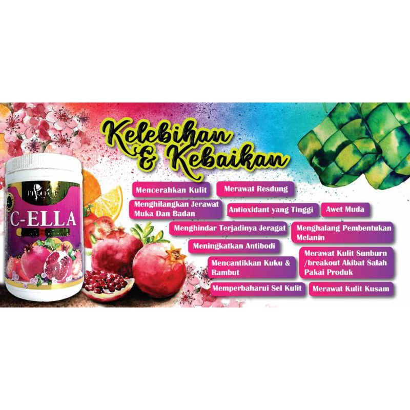 🔥READY STOCK🔥CELLA WHITENING DRINK SUPLEMENT VITAMIN C PUTIH SEAWAL 10 ...