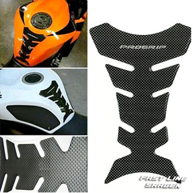 Carbon Fiber Motorcycle Tank Protector Tankpad | Shopee Malaysia