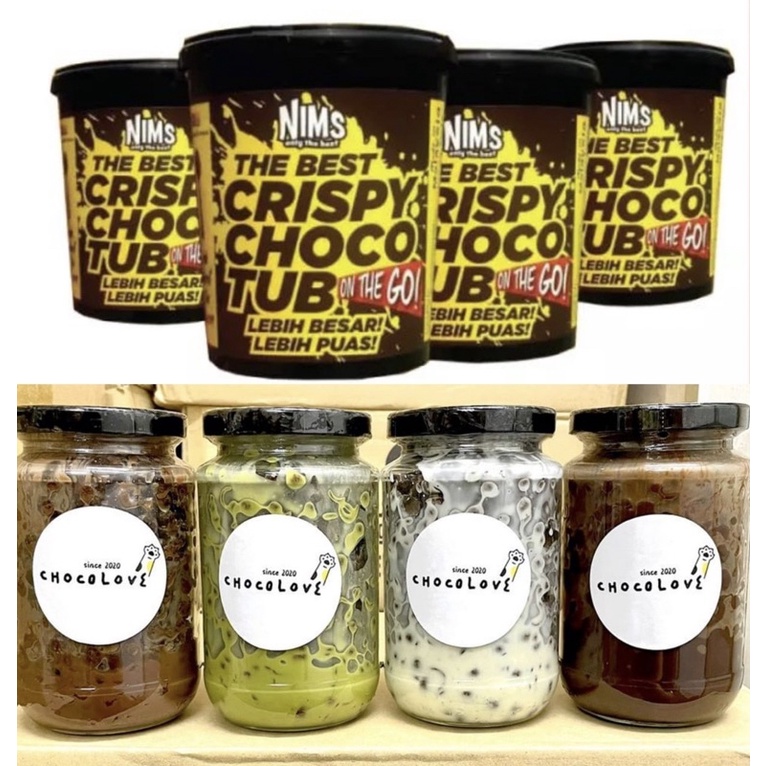 [Halal] CHOCOLATE Chocojar premium tanpa sticker / cocojar / choco jar ...