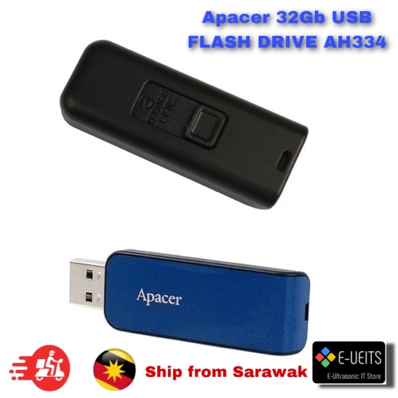 Official Apacer 32GB AH334 USB 2.0 Flash Drive | Shopee Malaysia
