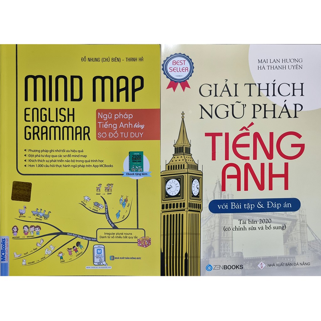 Book - Combo of 2 Books: Mindmap English Grammar English Grammar Using ...