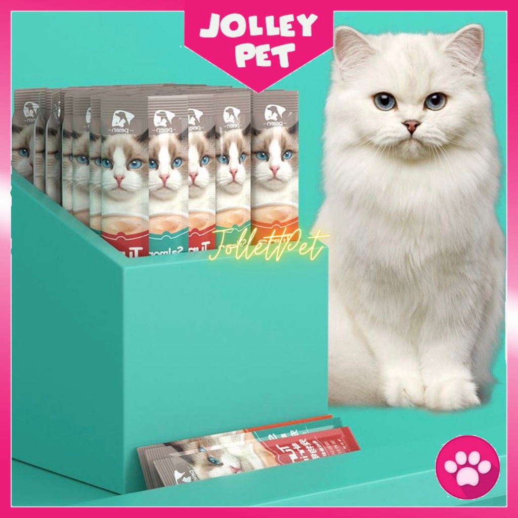 Makanan Kucing Snek Kucing High Vitamin Creamy Cat Treat Cat Stick Cat ...