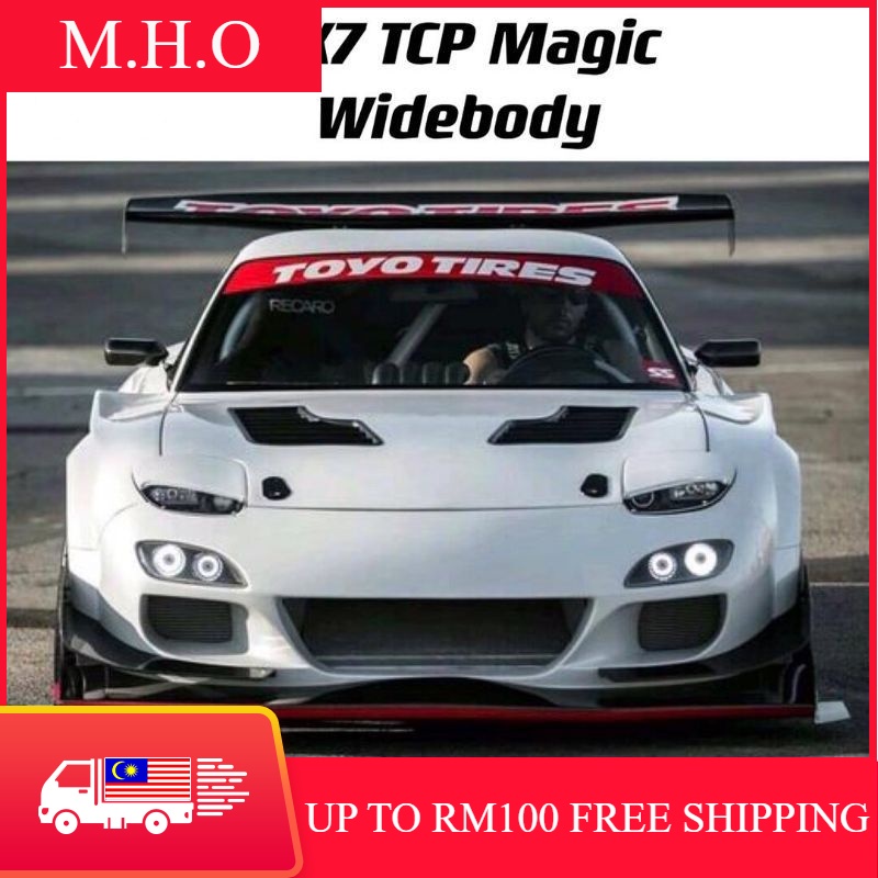 Mazda RX7 TCP Magic Widebody Transkit For 1/24 Tamiya And Aoshima Model ...