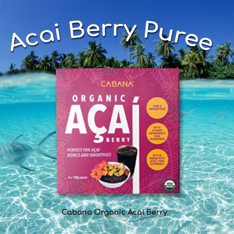 Cabana Organic Acai Berry, Acai Berry Pulp, USDA Organic, Pure ...