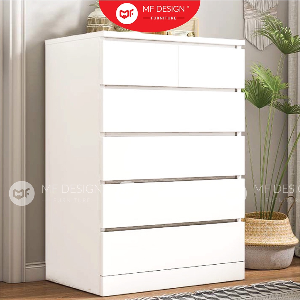 MF DESIGN CHEST Drawer Set 4 6 LAYER wardrobe Almari Baju pakaian ...