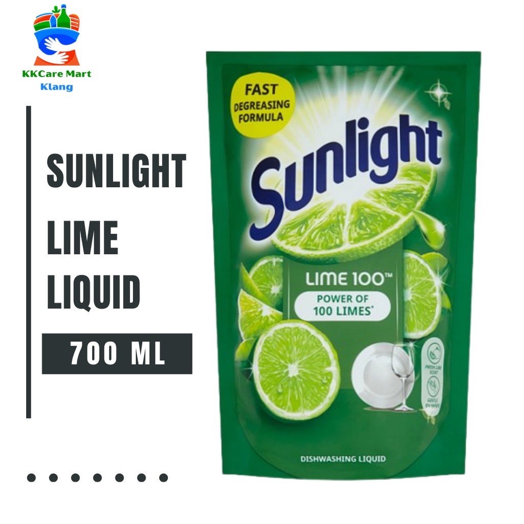 Sunlight - Power of 100 Lime Dishwashing Liquid Pack - 700ML | Shopee ...