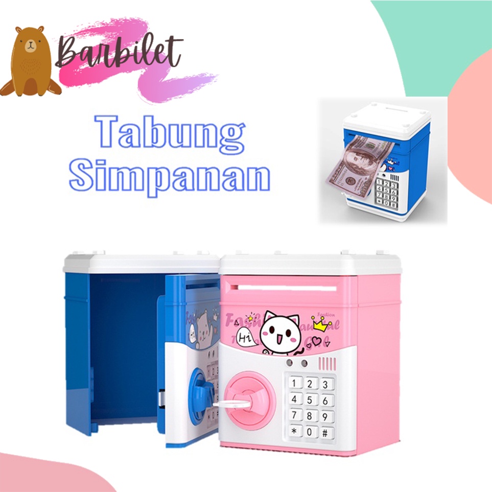 Kids Electronic Saving Money Machine ATM / Tabung mesin Duit Kanak ...