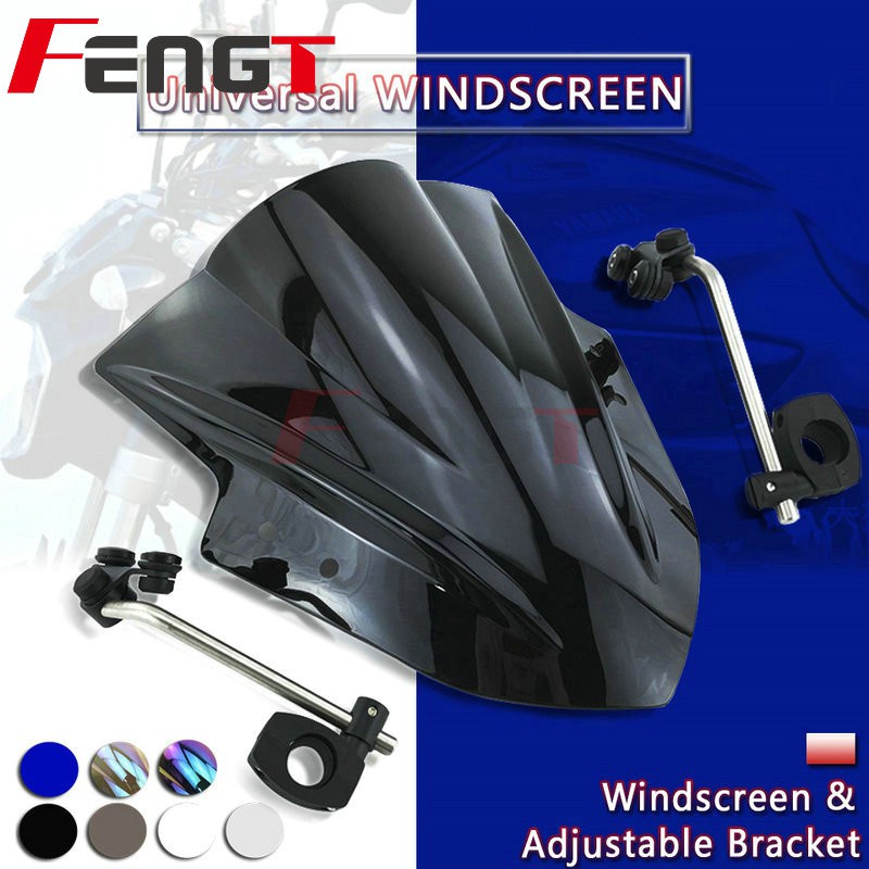Motorcycle Windshield For 2004-2015 Kawasaki Z1000 Z800 Z250 Z300 Z750 ...