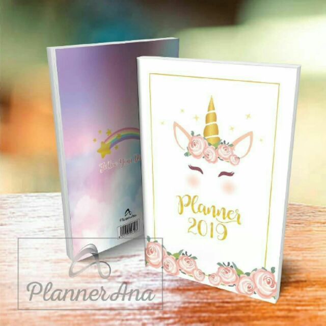 PLANNER ANA 2019 *UNICORN RAINBOW* | Shopee Malaysia
