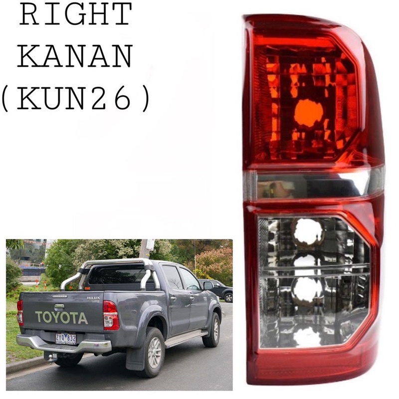 Toyota Hilux Vigo KUN26 Facelift New Model Baru Rear Right Kanan Tail ...
