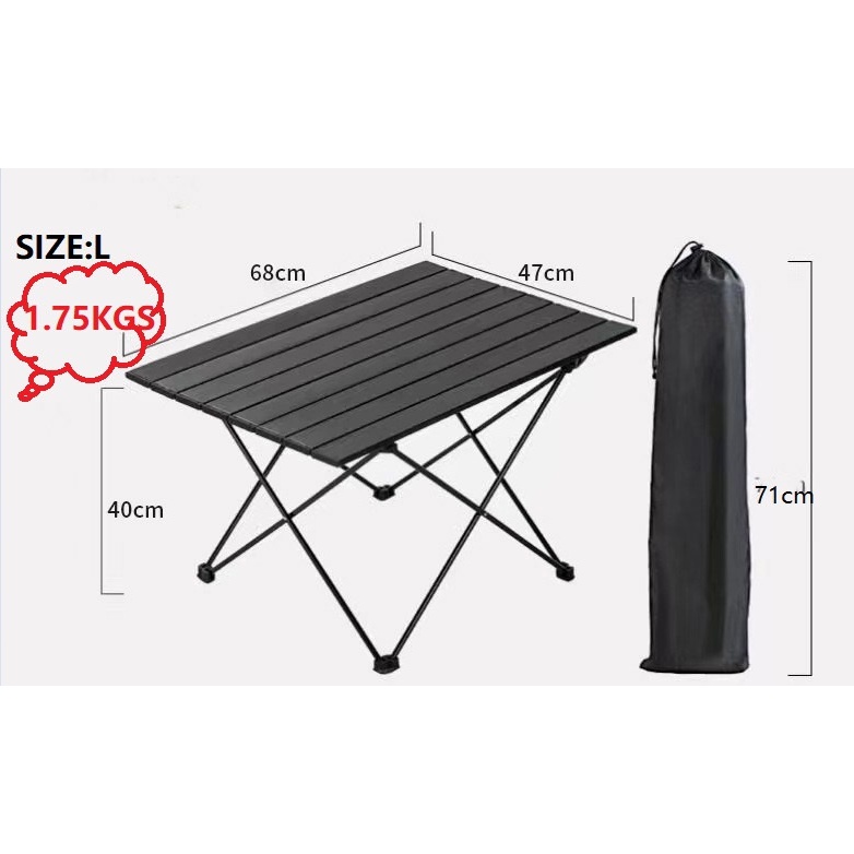 Meja camping Aluminium Folding Tables Foldable Camping table Outdoor ...
