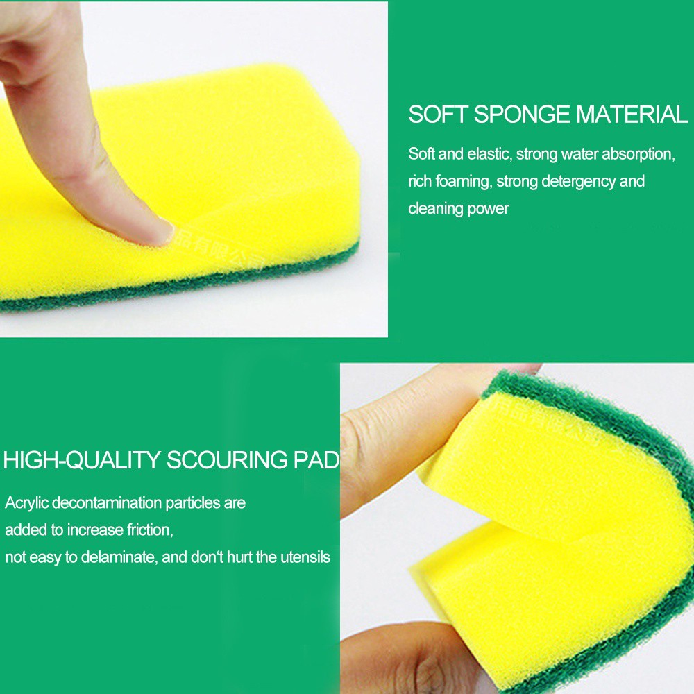 1PCS Sponge Dish Pot Wash Cleaning Span Basuh Cuci Pinggan Mangkuk ...