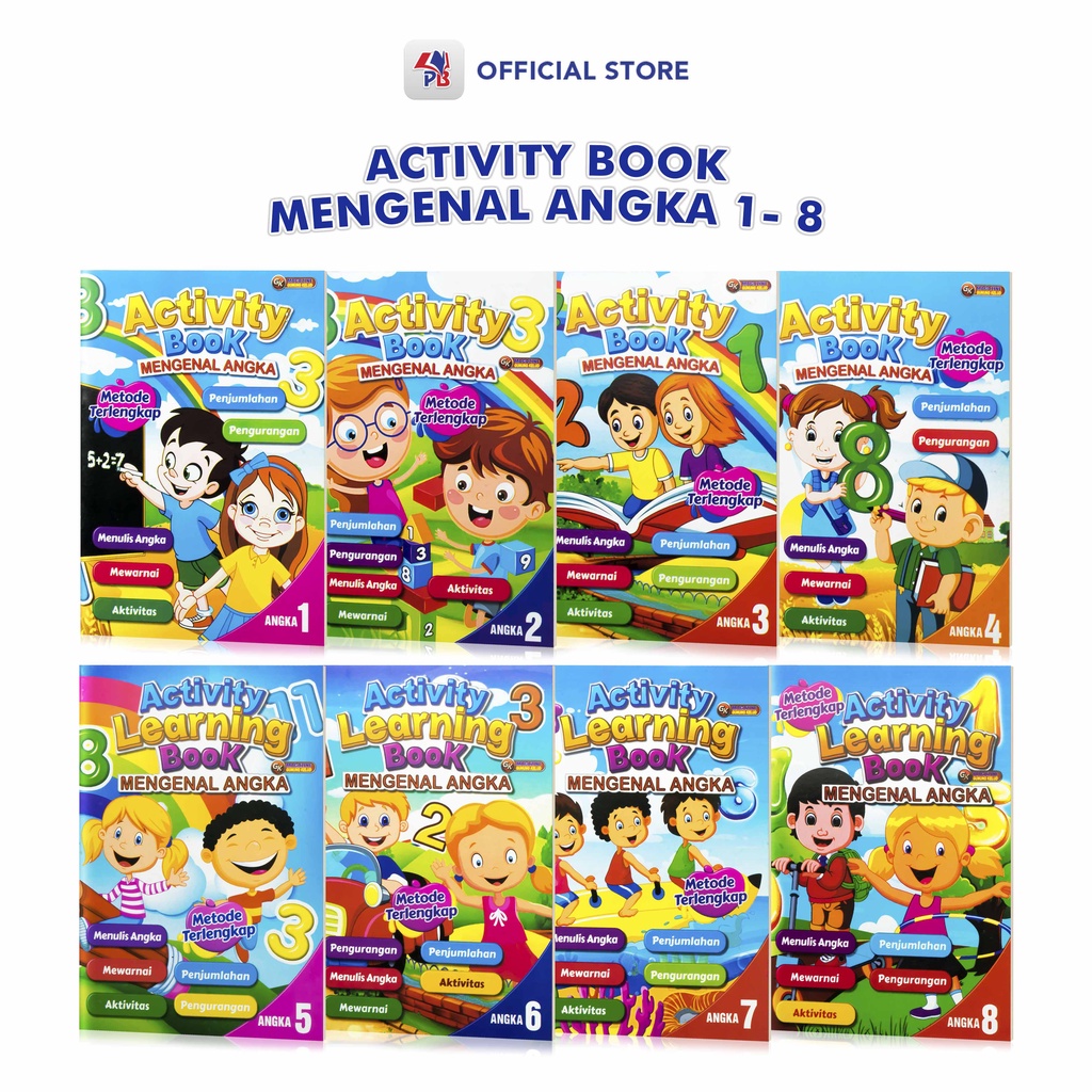 Children's Learning Book / Activity Book Getting to Know NUMBERS 1 - 8 ...