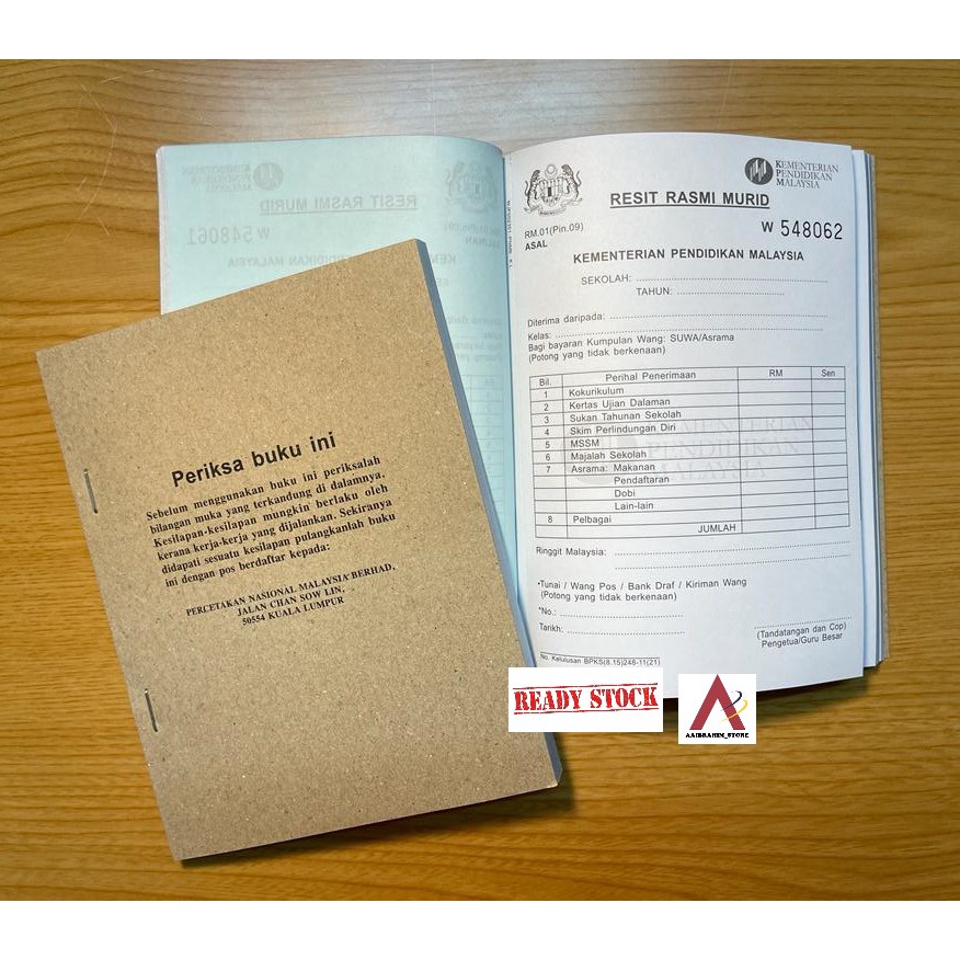 BUKU RESIT RASMI MURID | Shopee Malaysia