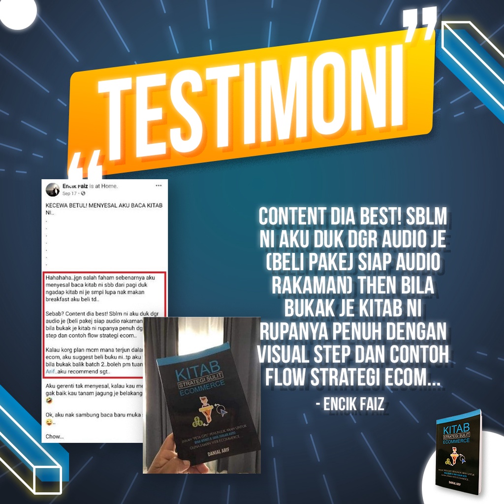 Danial Arif - Kitab Strategi Sulit Ecommerce oleh Danial Arif | buku ...