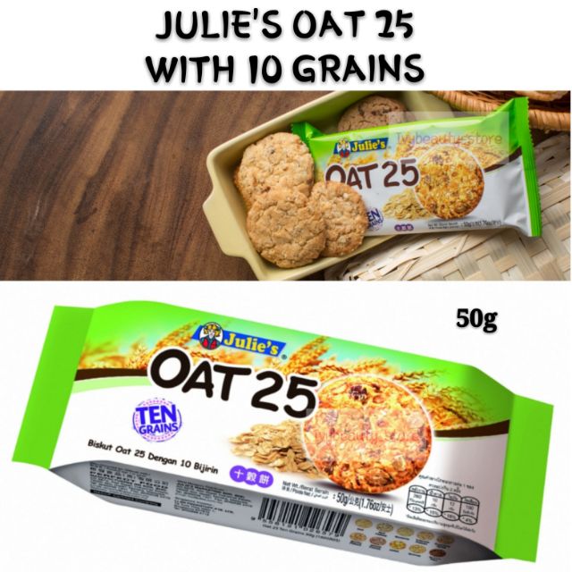 Julie's Oat 25 with 10 Grains 50g | Shopee Malaysia