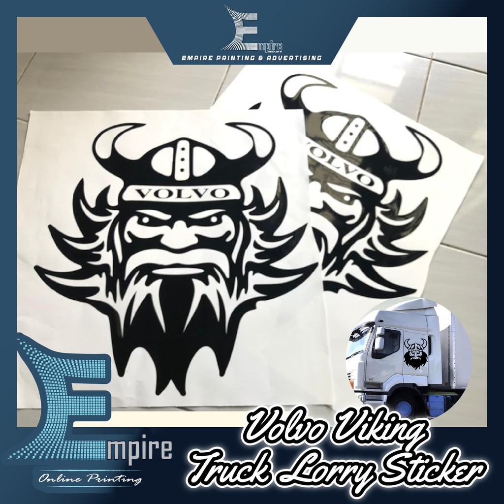 🔥 READY STOCK 🔥 Volvo Viking Truck Lorry Sticker | Shopee Malaysia