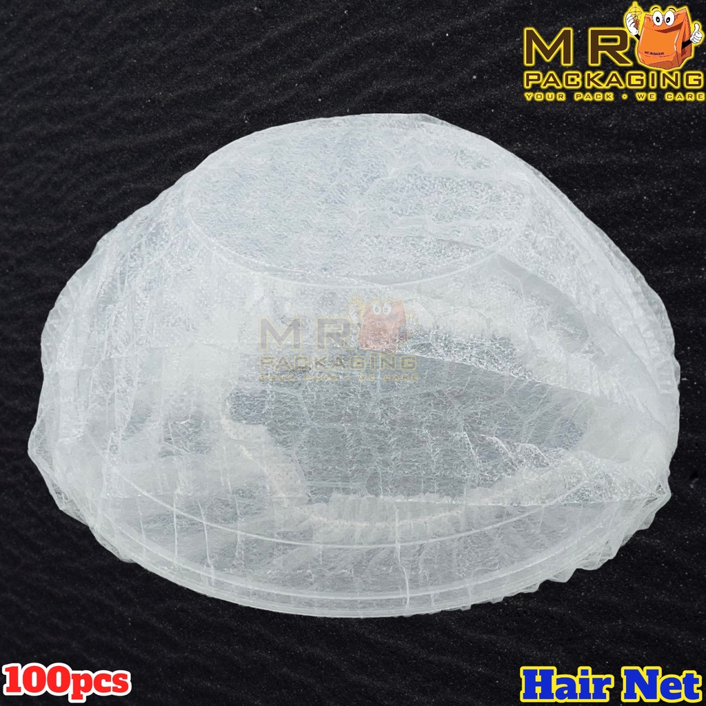 Disposable Hair Net [ 100pcs ] Non woven Cap Head Cover Hairnet Shower ...