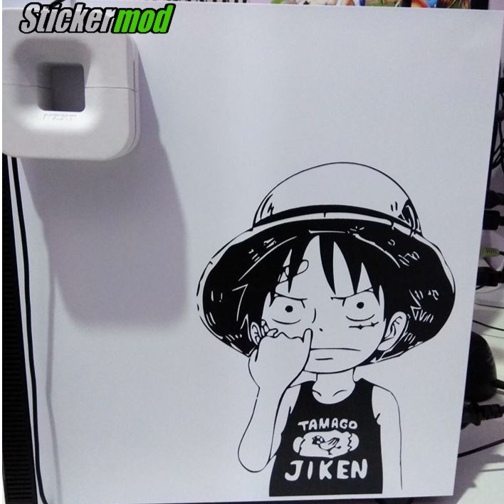 ONE PIECE LUFFY DECAL TRANSPARENT DECAL STICKER A4 SIZE | Shopee Malaysia
