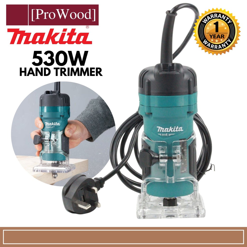 MAKITA M3700B 6.35MM (1/4") 530W Wood Trimmer Router | Shopee Malaysia