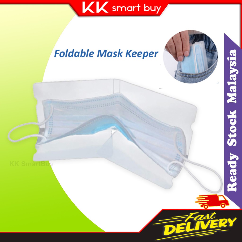 Face Mask Keeper Keeping Holder Portable Mask Storage Folder Clip ...