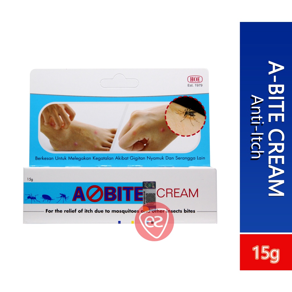HOE A-BITE (10% CROTAMITON) ANTI-ITCH CREAM 15G | Shopee Malaysia