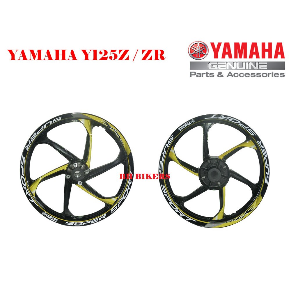 SPORT RIM YAMAHA Y125Z / Y25ZR YELLOW 100% ORIGINAL HONG LEONG YAMAHA ...