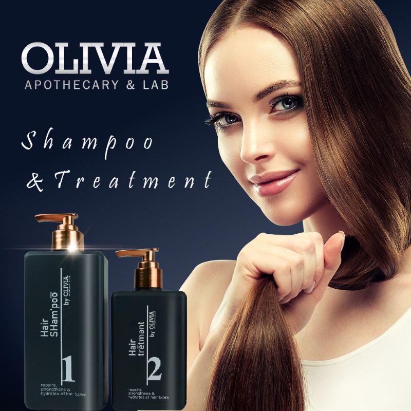 🔥NEW🔥 Olivia Thinning Shampoo Set with Hair Treatment | Shopee Malaysia