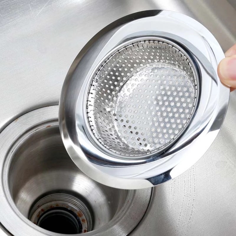 Stainless Steel Kitchen Sink Strainer Floor Drain Filter Cover Bathroom ...