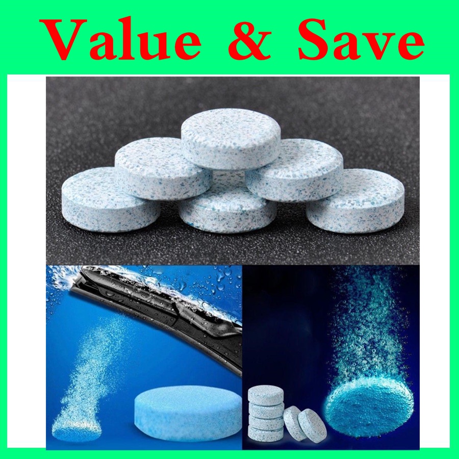 Glass water car wiper water effervescent tablet concentrated car wiper ...
