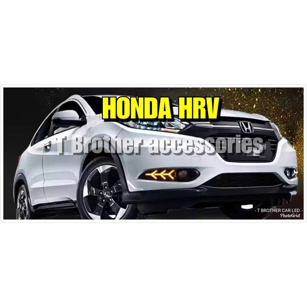 HONDA HRV HR-V FOGLAMP COVER DAYLIGHT DRL DAYTIME RUNNING LIGHT LED ...