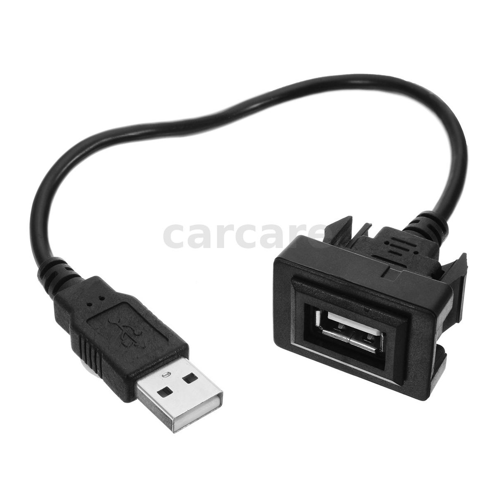 Toyota vios corolla cross Car USB Extension Lead Cable Dashboard Flush ...