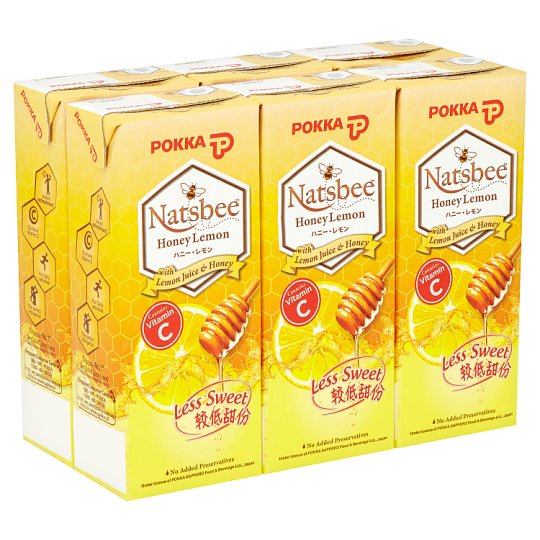 Pokka Natsbee Honey Lemon Drink 6 x 250ml | Shopee Malaysia