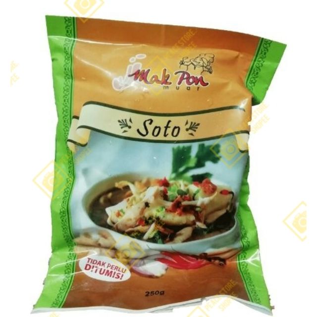 Pes Soto Mak Pon, Pes Mee Bandung Muar, Mee Bandung Mak Pon Original ...