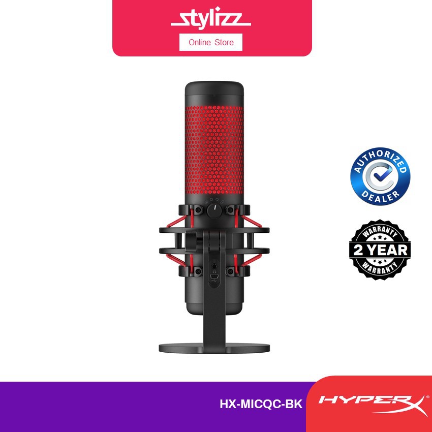 HYPERX Quadcast Standalone Microphone HX-MicQC-BK | Shopee Malaysia